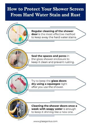 How to Protect Your Shower Screen from Hard Water Stain and Rust