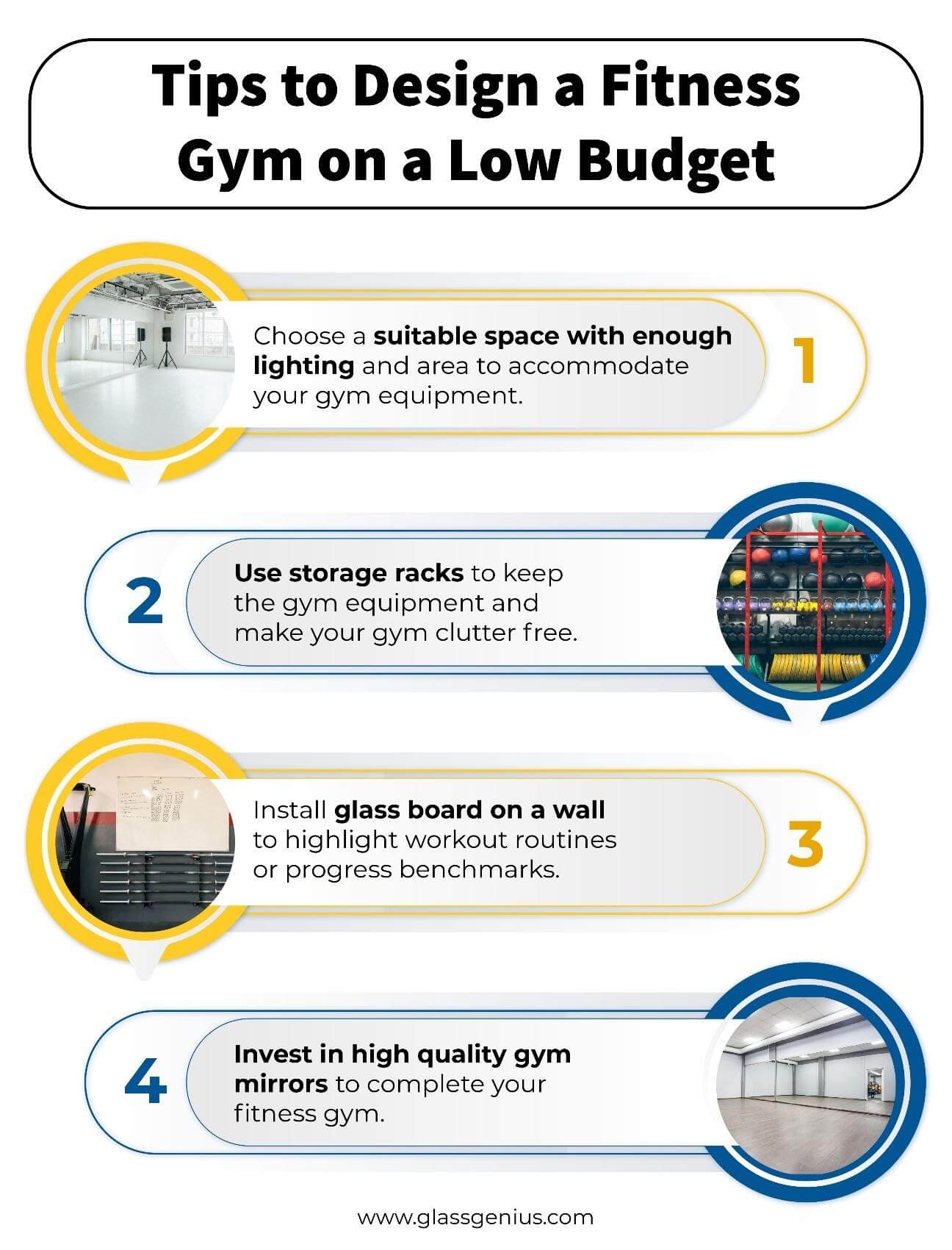 Tips to Design a Fitness Gym – On a Low Budget – Glass Genius