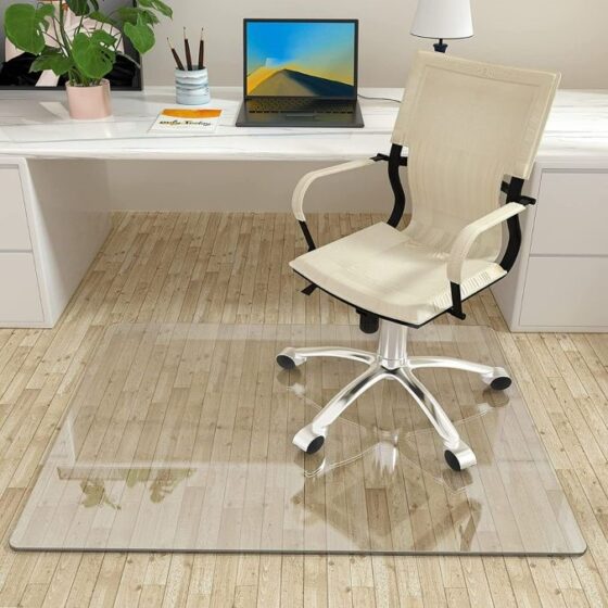 Bamboo Vs Vinyl Vs Glass Chair Mat for Carpet | Glass Genius