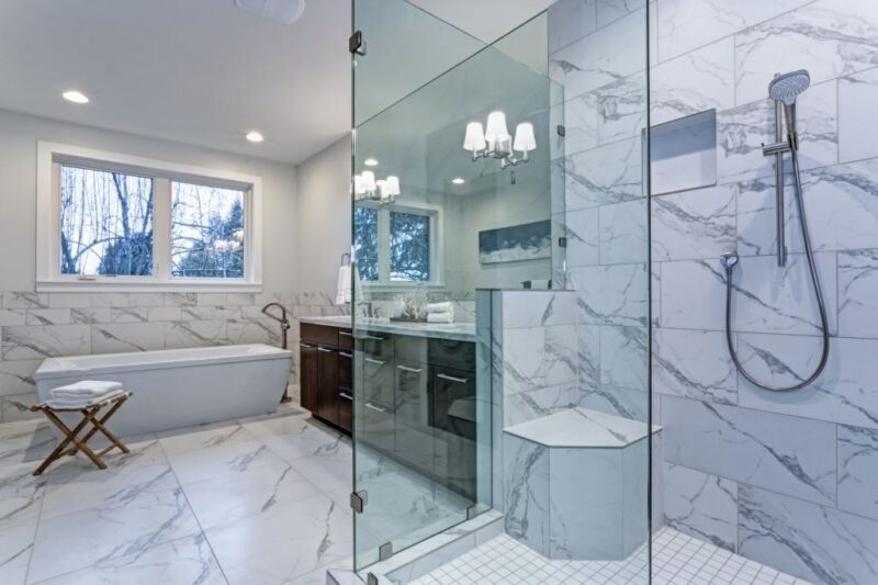 Clear Vs Frosted Shower Glass Doors Pros And Cons Glass Genius