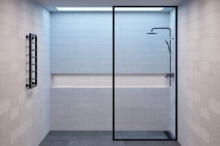 Half Wall Shower Glass: Styles, Pros and Cons | Glass Genius