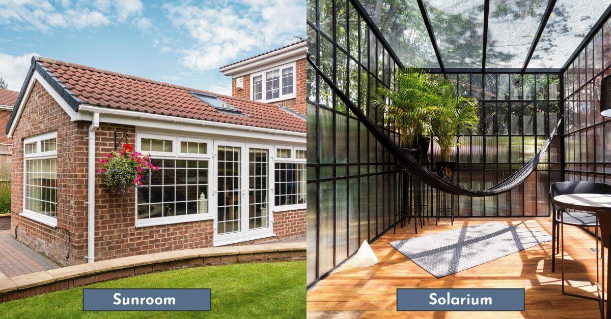 Solarium vs Sunroom – Differences You Should Know!